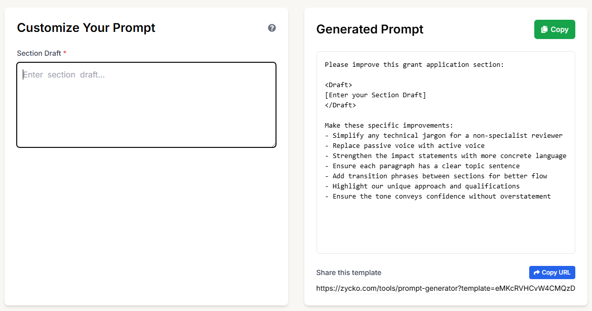AI Prompt Generator | Hinchilla